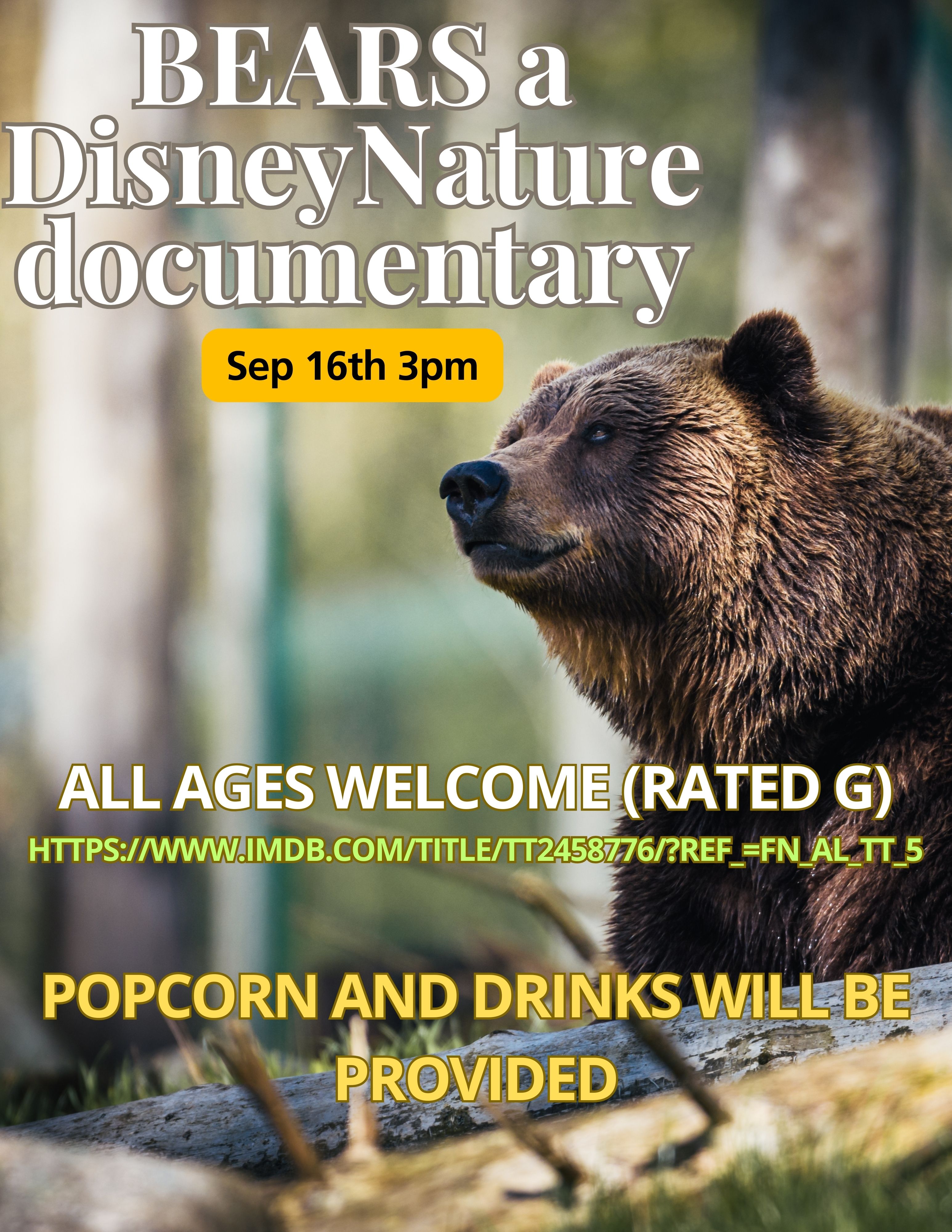 Disney Nature Documentary - Bears | Valparaiso FL